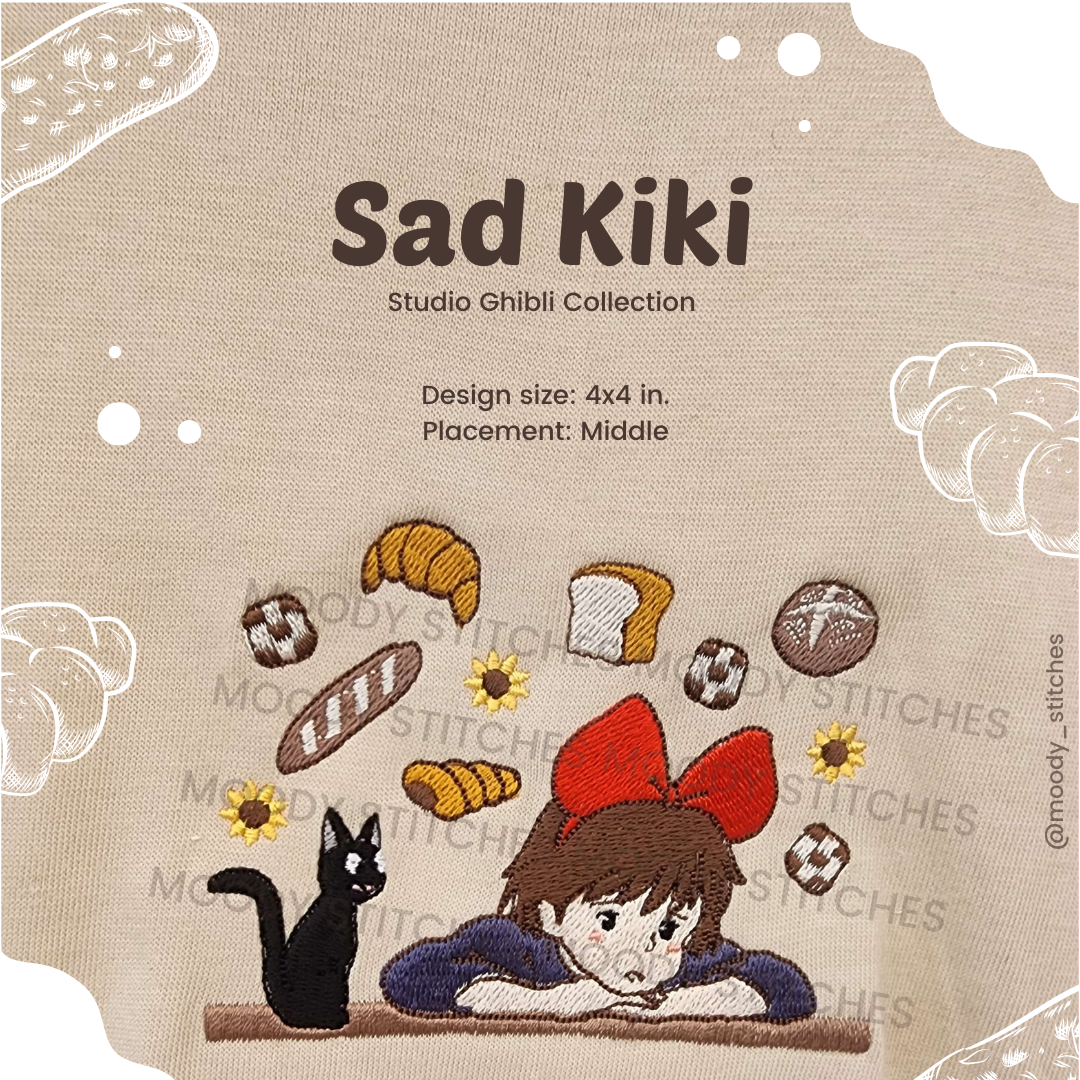 Studio Ghibli - Sad Kiki Tee – Moody Stitches