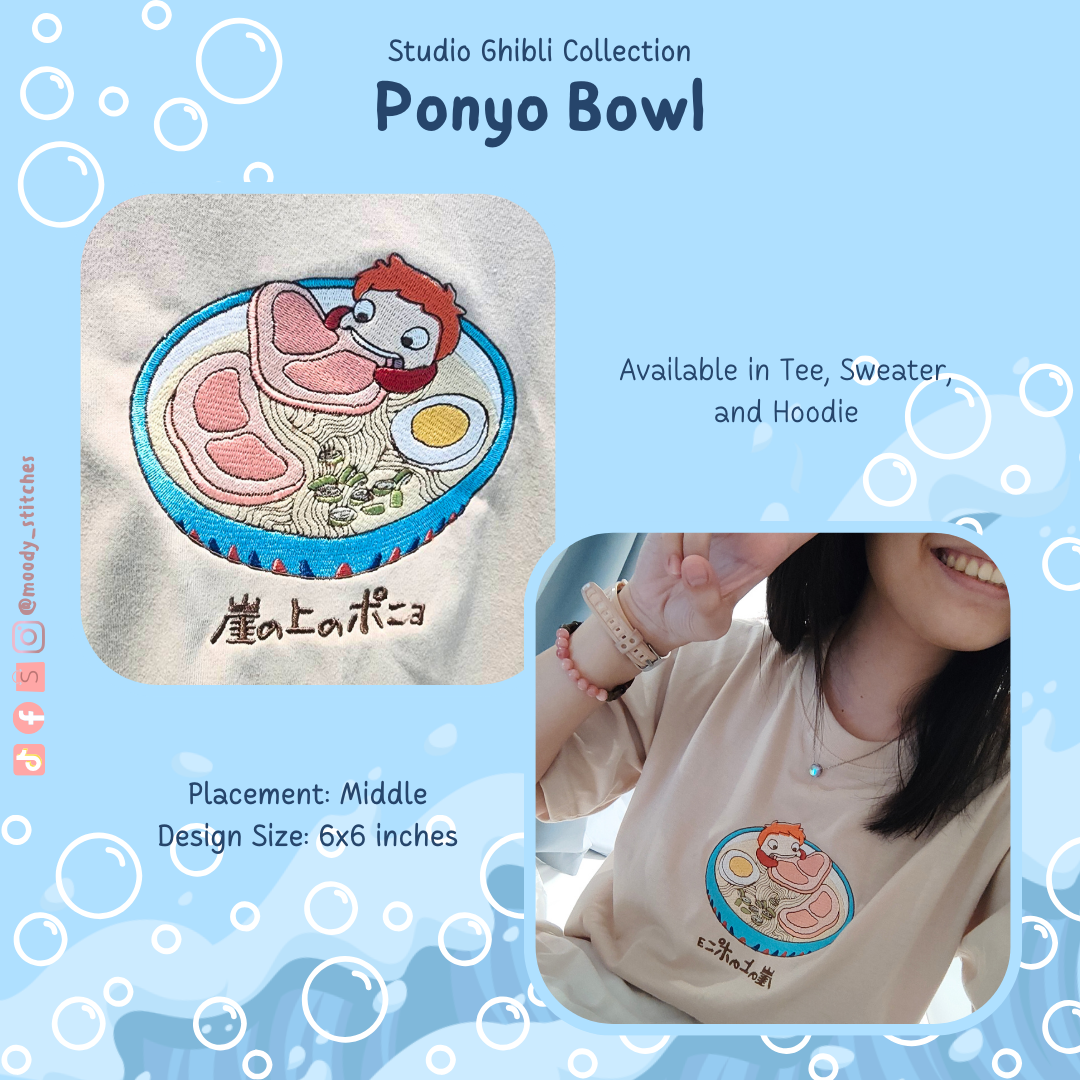 Studio Ghibli - Ponyo Bowl – Moody Stitches