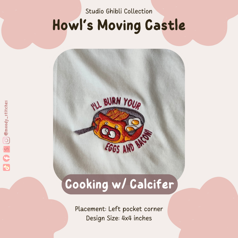 Studio Ghibli - Howls Moving Castle Characters – Moody Stitches